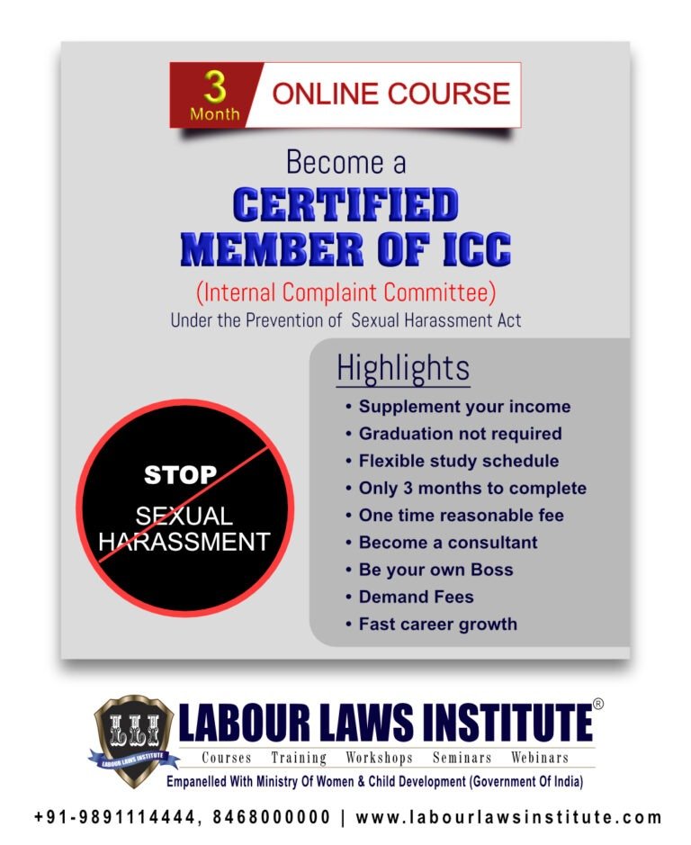 SOP for Implementation of POSH Act | H L Kumar & Associates